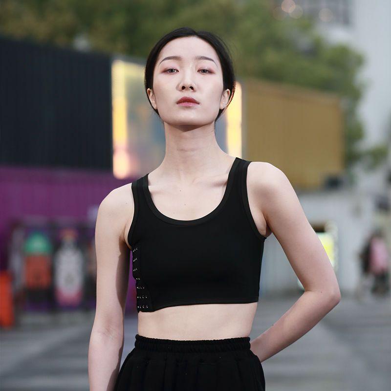 Cheap BralesShort HandsometBreast Shaping Vest Chest Wrap Sports ...