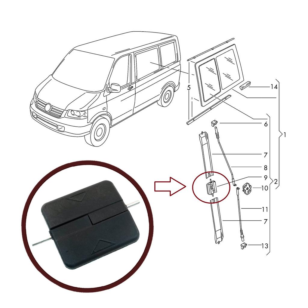 Satın alın EDP1092 Side Sliding Window Glass Latch Opener Grip Button ...