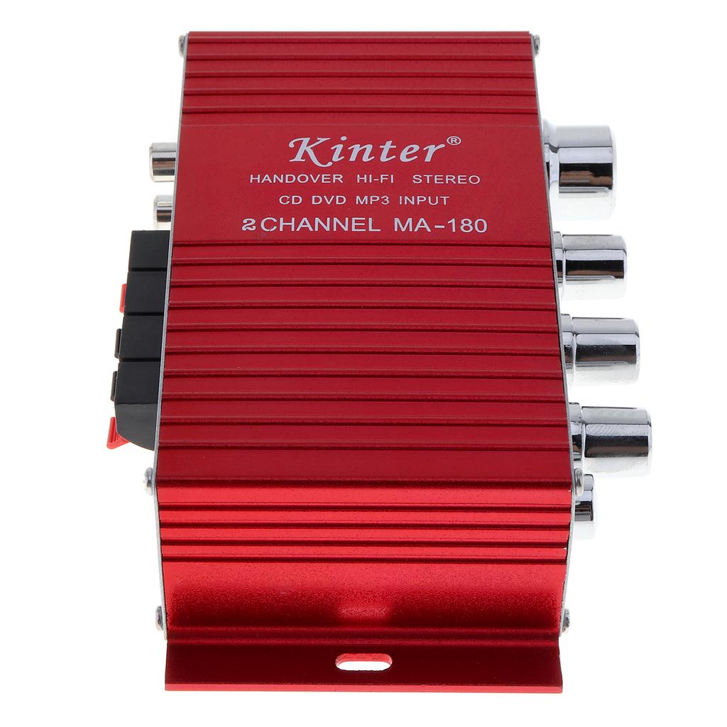 Buy Red MA-180 Mini USB Car Boat Audio Auto Power Amplifier 2CH Stereo ...