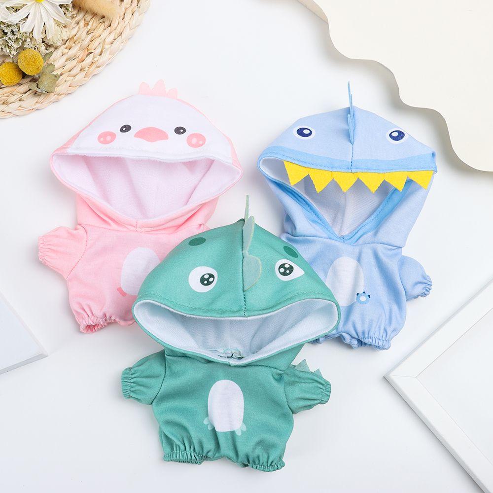 Stuffed Cartoon Animal Kids Toy Miniature Jumpsuit Cute Hoodies One ...