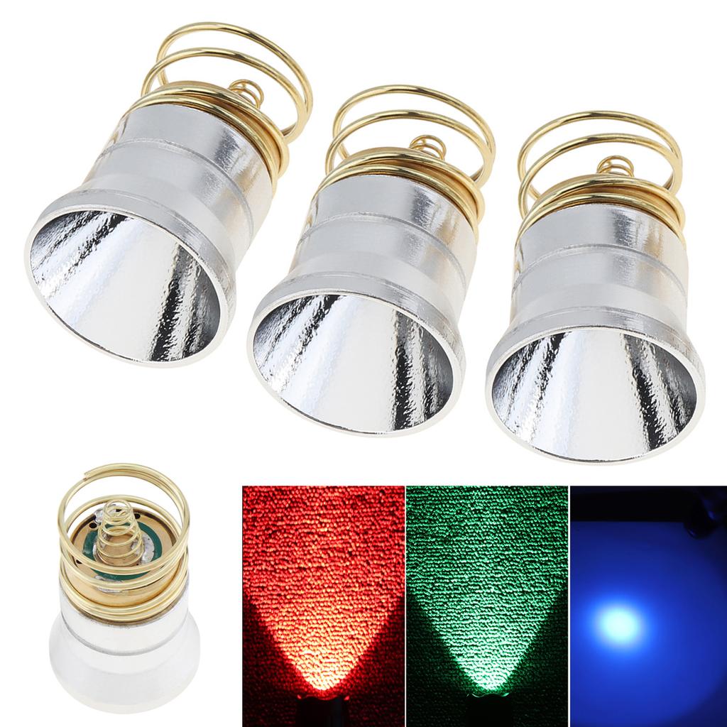 Buy 26.5mm 3V-8.4V 1 Mode LED Torch Bulbs Replacement Smooth Reflector ...