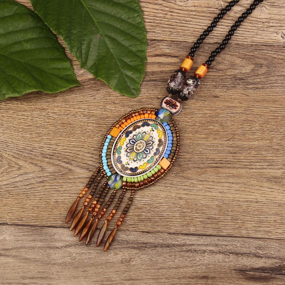 Cheap Ethnic style Nepalese jewelry, leather necklace, exotic design ...