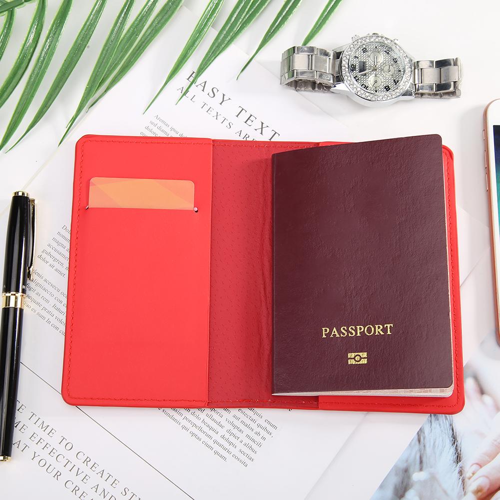 Buy DIY Special Shaped Diamond Painting Leather Passport Protection ...