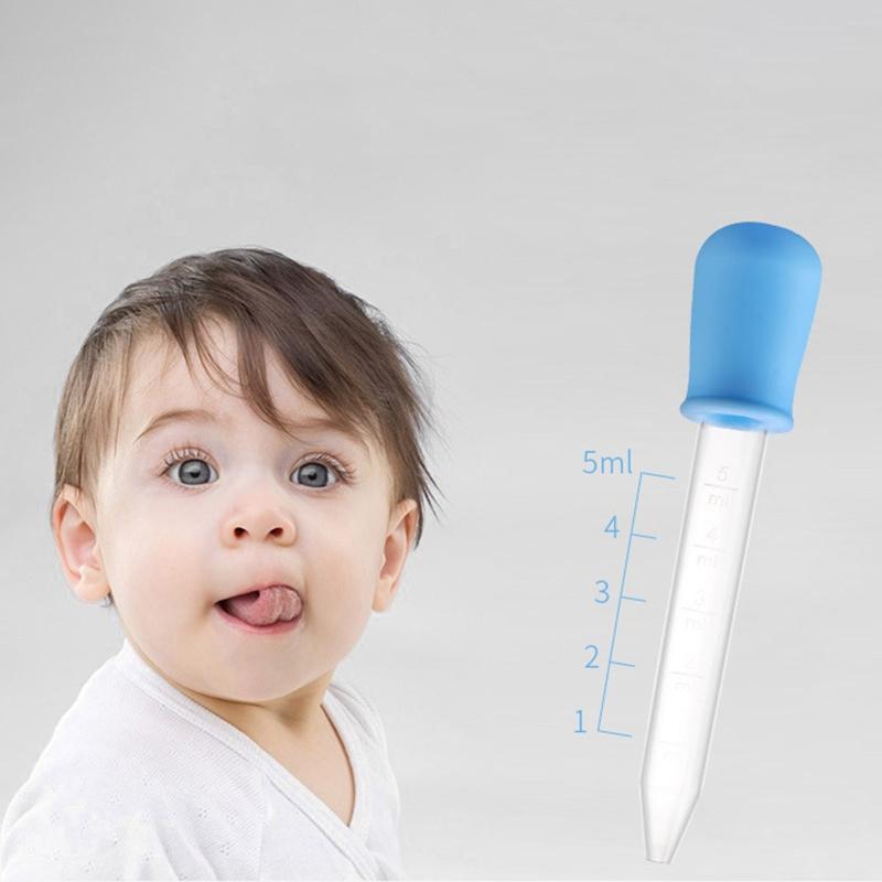 Buy 7 Pcs Baby Slow Feeder Spoon Dropper Syringe Type Mills Nipple ...