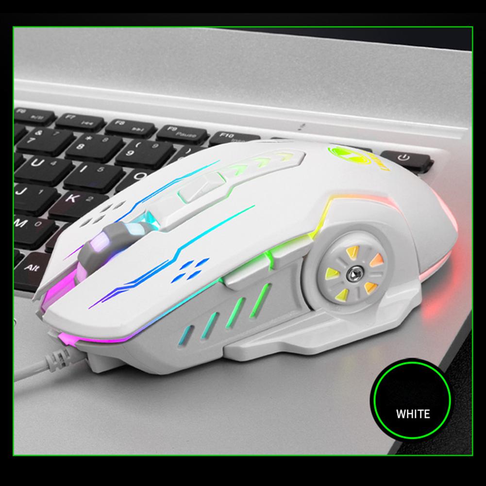Cheap V7 USB Wired Gaming Glowing Mouse 3600dpi 6 Buttons Backlit E ...