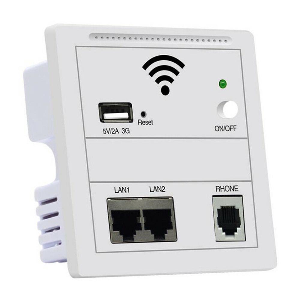 Buy 300Mbps Wireless Access Point AP Wi-Fi Router 220V in-wall AP Wi-Fi ...