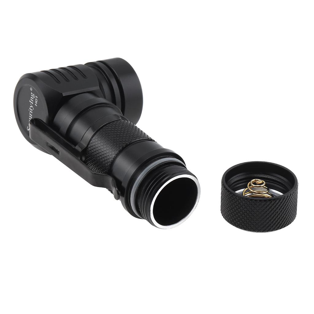 Buy H01 XP-L V5 LED USB 7 Modes Lights Rechargeable Right Angle Mini ...