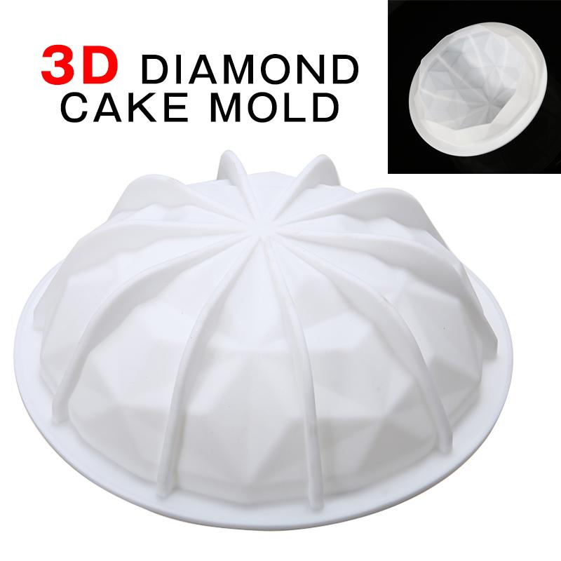 Satın alın Mayitr 3D Diamond Shape Silicone Cake Fondant Chocolate Mold ...