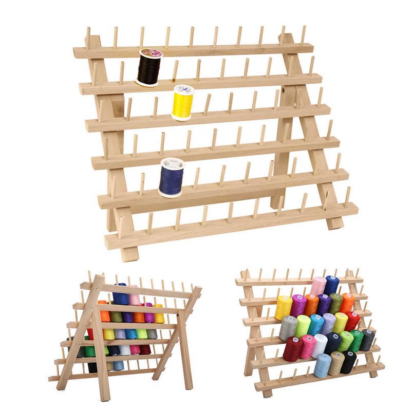 Satın alın Wood Thread Rack Spool Sewing Organizer Wood Thread Tailor ...