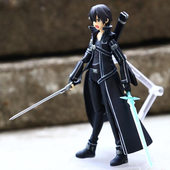 Buy Figure Model Anime Sword Art Online Action Asuna Kirito Kiriko ...