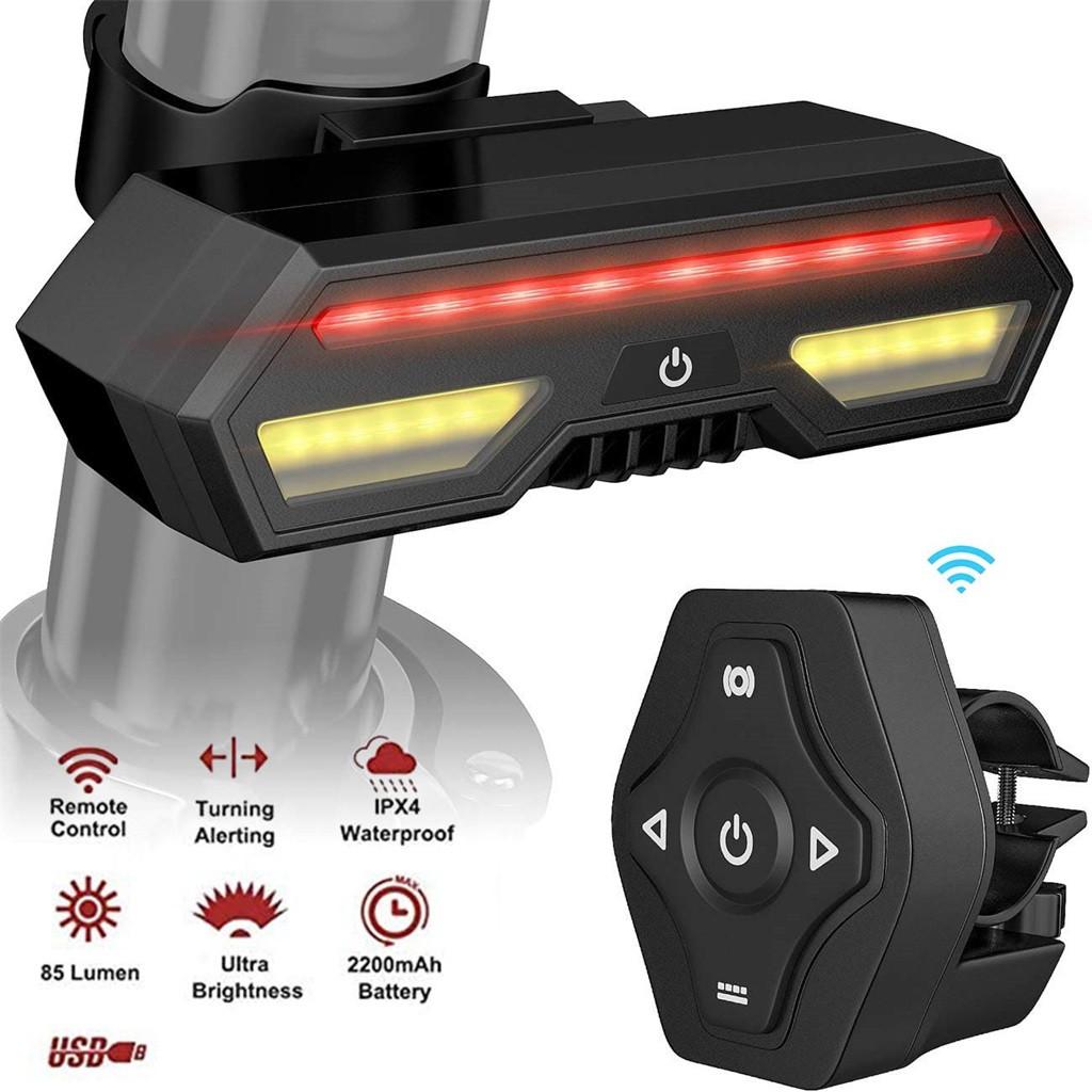 Buy Bike Bicycle Wireless Remote Control Rear Lamp Taillight Turn ...