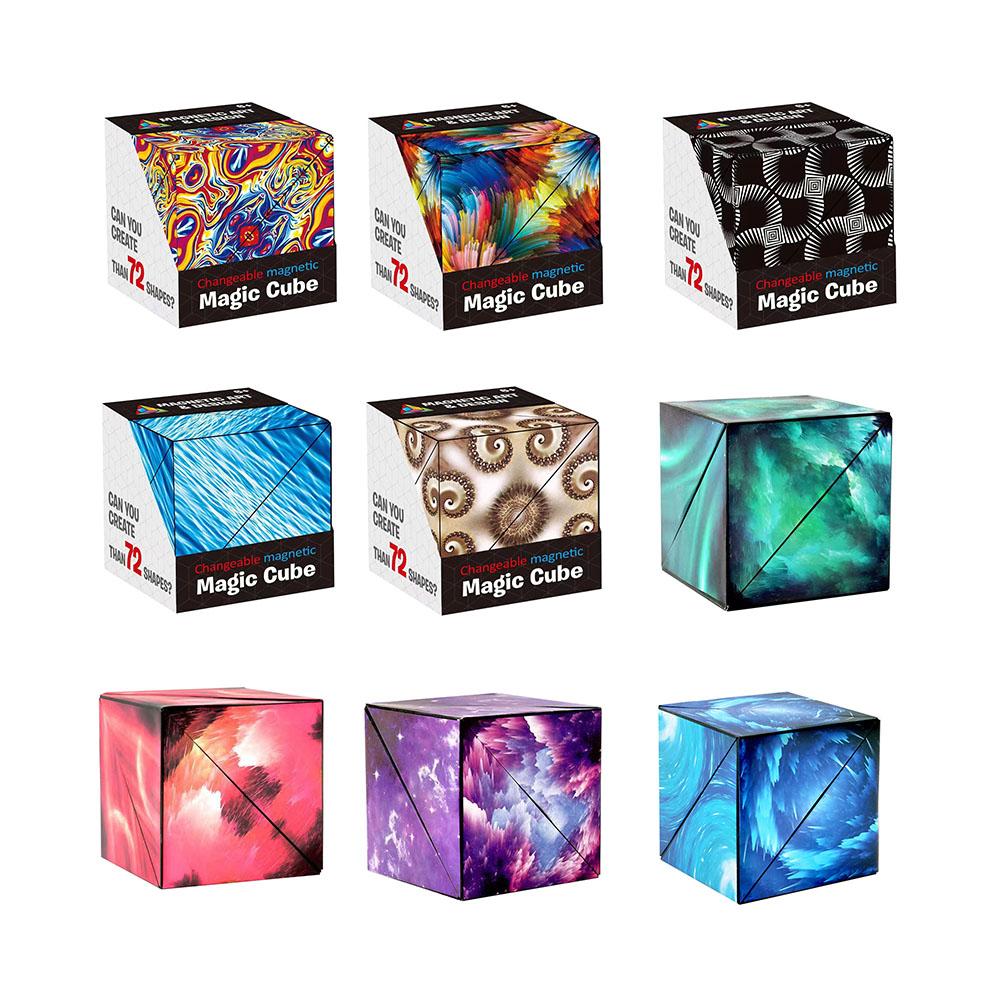 Cheap 3D Magic Magnetic Cube for Kids Game Puzzle Cube Antistress Toy ...