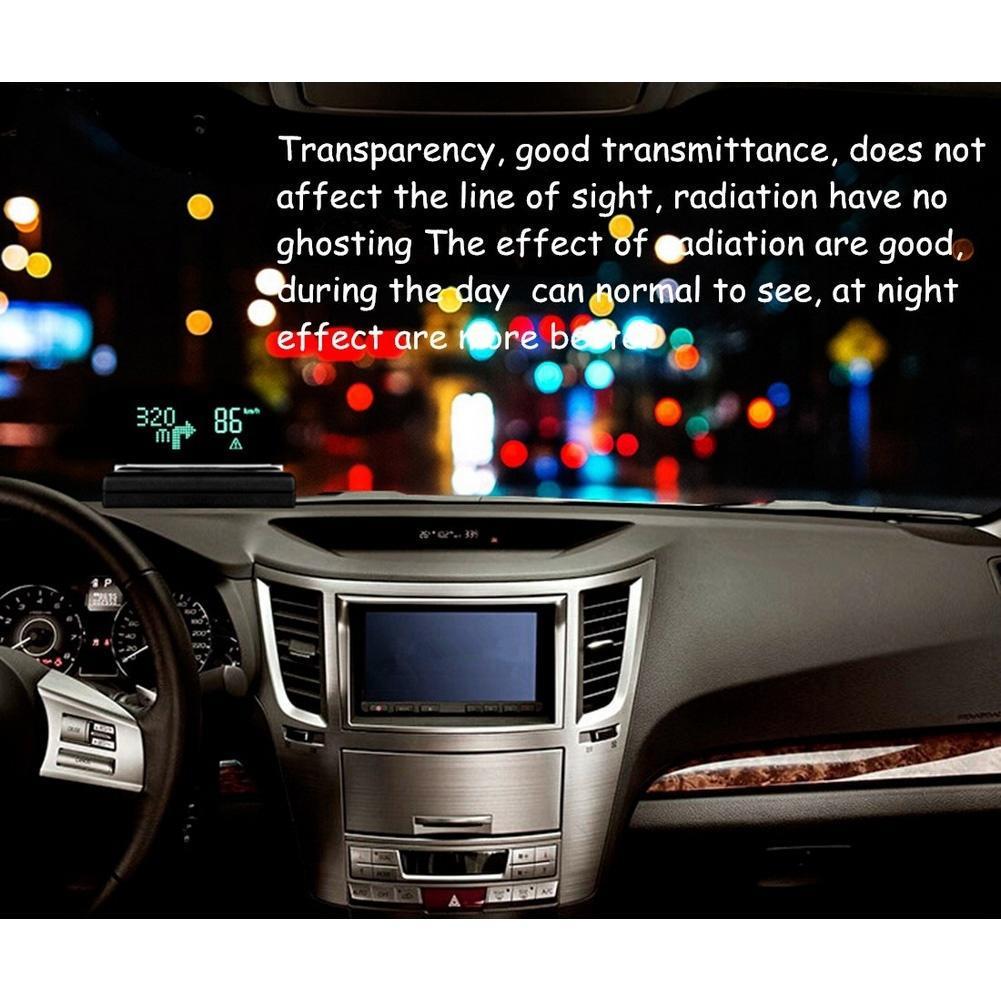 Buy Mucilage Protector Easy Film Reflective Removed Up Display Head HUD ...