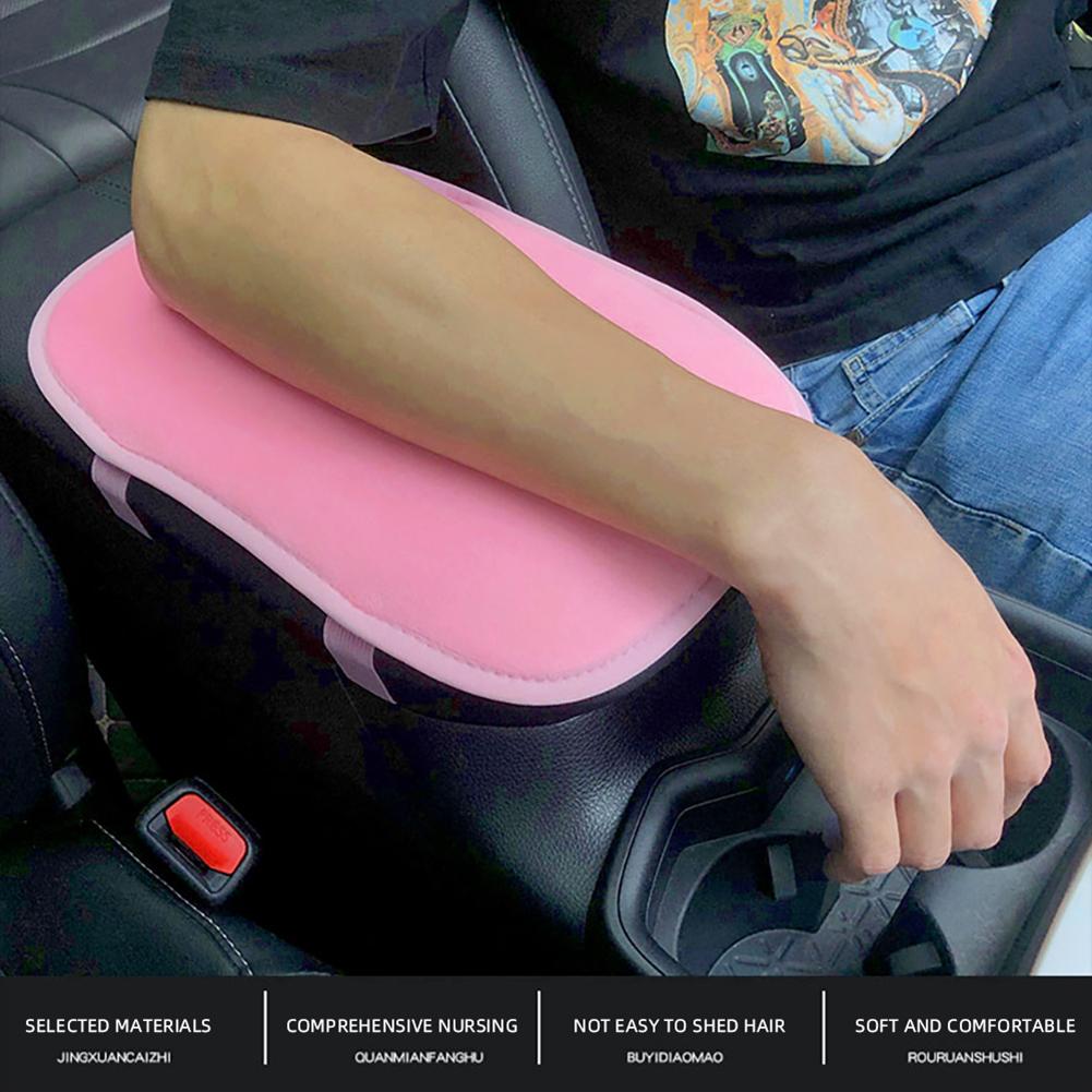 Kaufe Flannel Car Armrest Mat Universal Interior Auto Arm Rest Storage ...