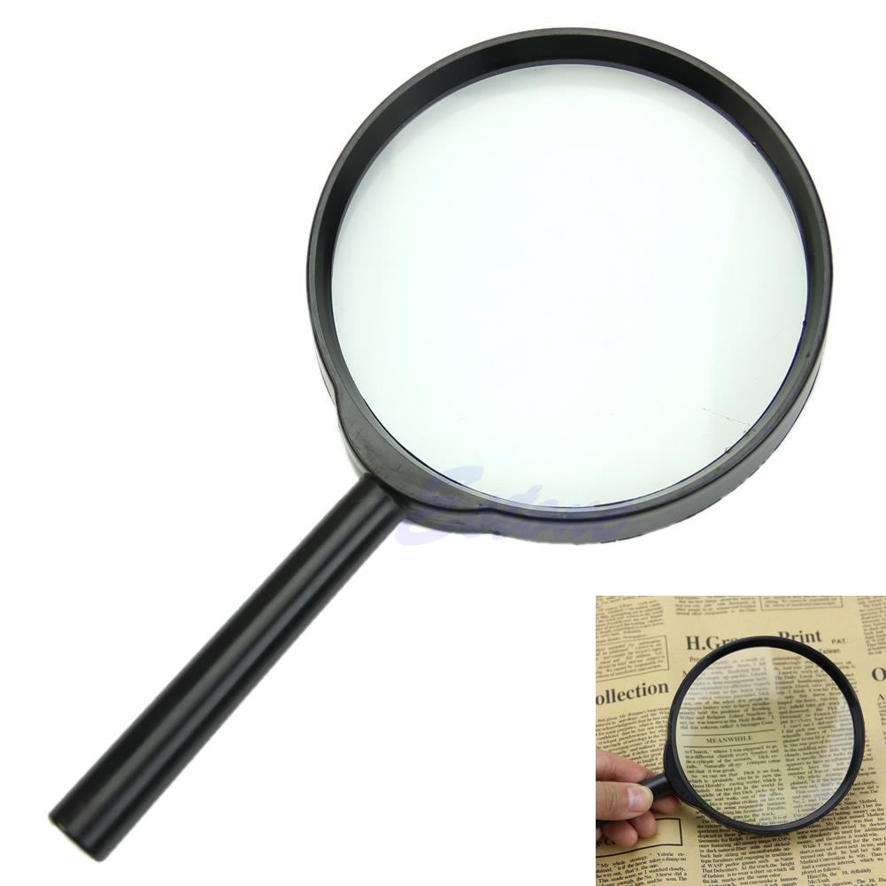 5X 100mm Hand Held Reading Magnifier Magnifying Glass Lens Jewelry ...