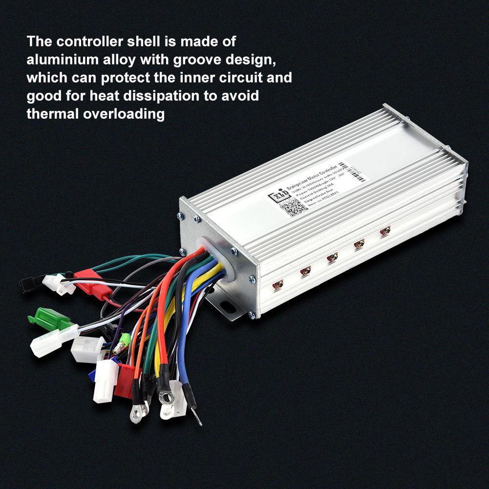 Buy 36V/48V 1000W Brushless Motor Sine Wave Controller for Electric ...