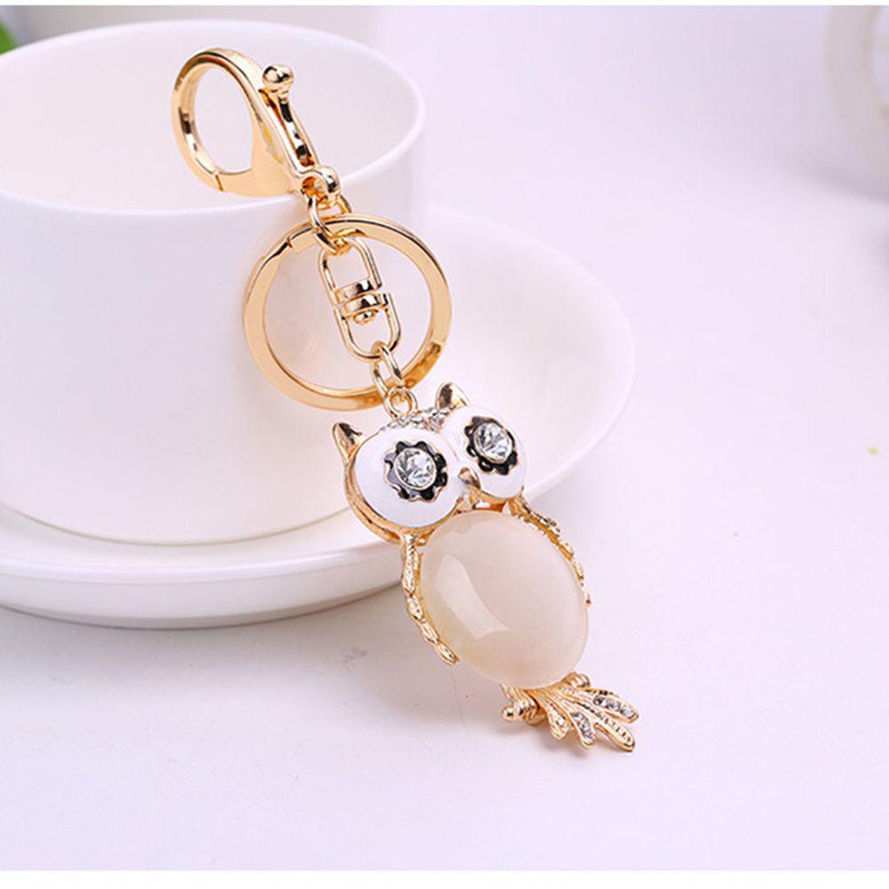 Buy Fashion Keyring Crystal Stone Charm Silver Handbag Keychain at ...