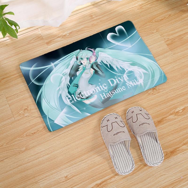 Buy Hatsune Miku Printing Doormat Insole Kitchen Mat Carpet Welcome ...