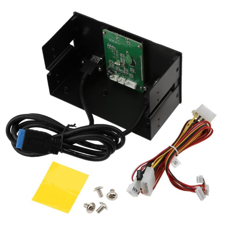 Buy Dual 5.25inch Drive Bay Computer Case Fan Speed Controller with ...