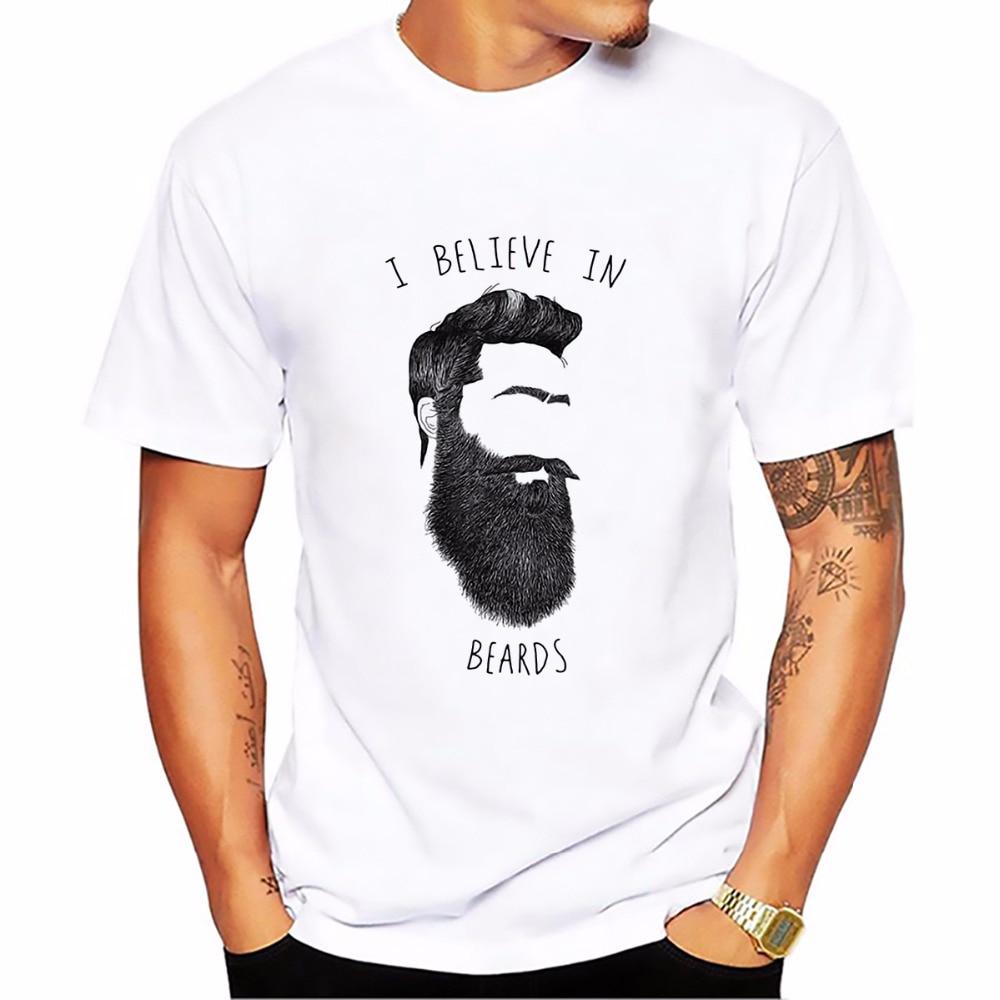 Buy BEARD RULE SKULL Tshirt Men Soft Breathable Comfort T Shirt Homme ...