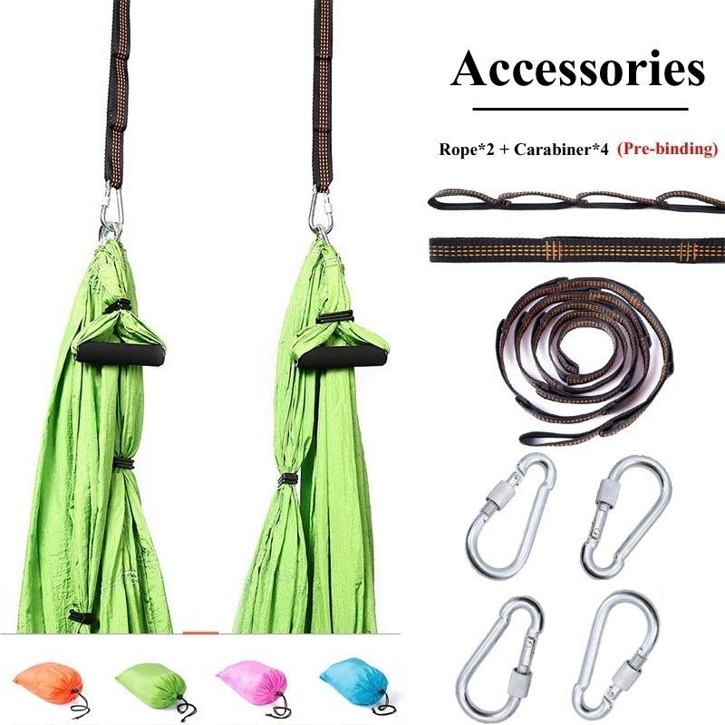 Buy 2.5*1.5m 210T Decompression Swing Anti Gravity Yoga Hammock Indoor ...