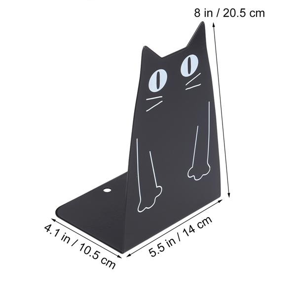 Buy 1 Pair Cute Cartoon Cat Nonskid Bookends Art Bookend Decorative ...
