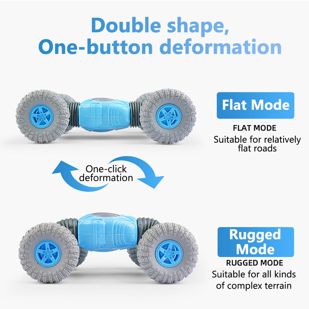 Buy RC Car 2.4G 4WD Stunt Drift Buggy Car Rock Crawler Roll Car 360 ...