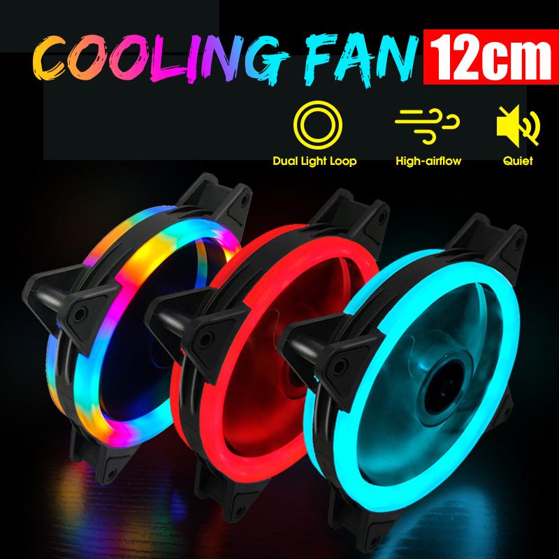 Buy 3Pcs/5Pcs PC Fan 3Pin 4Pin 120mm Cooling Fans Cooler Static RGB ...