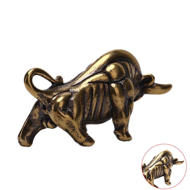 Buy Solid Brass Bull Key Chain Pendant Zipper Head Fittings Tool ...