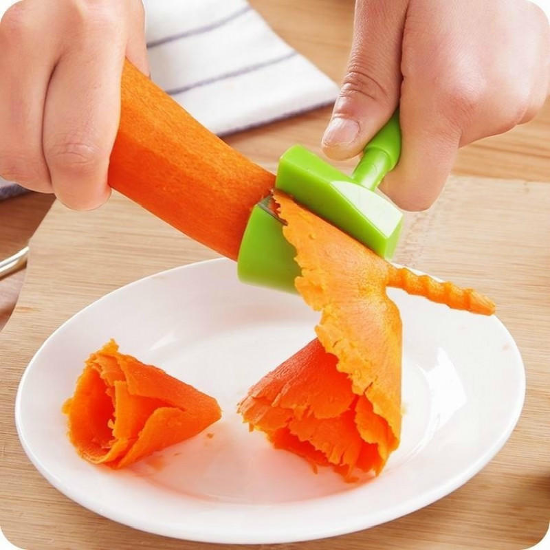Buy Kitchen Vegetable Spiral Volume Flower Slicer Carrot Curler Radish ...
