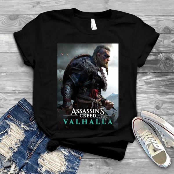Buy Assassins Creed Valhalla Classic Unisex T-shirts Short-Sleeved T ...