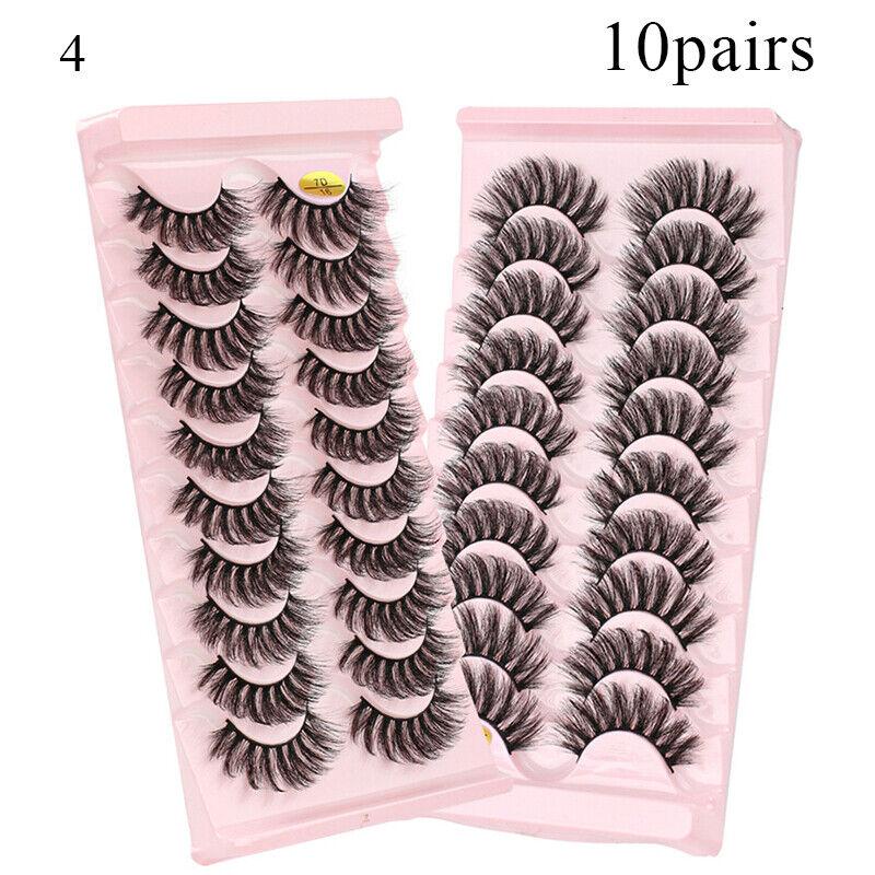 Cheap 10Pair Reusable Self-Adhesive Eyelashes Waterproof Multiple ...