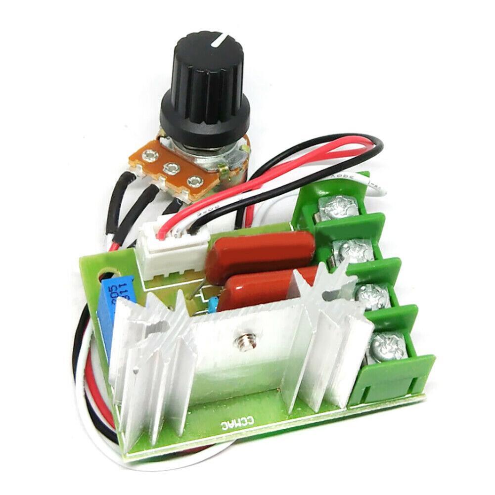 Satın alın AC 220V 2000W SCR Motor Speed Controller Voltage Regulator SALE C3X8 Z7P4 | Joom