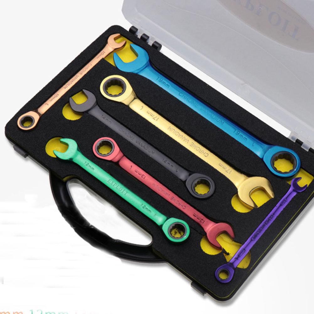 Buy Use 8/10/12/13/14/17/19mm Dual Plum Opening Wrench Blossom Hardware ...