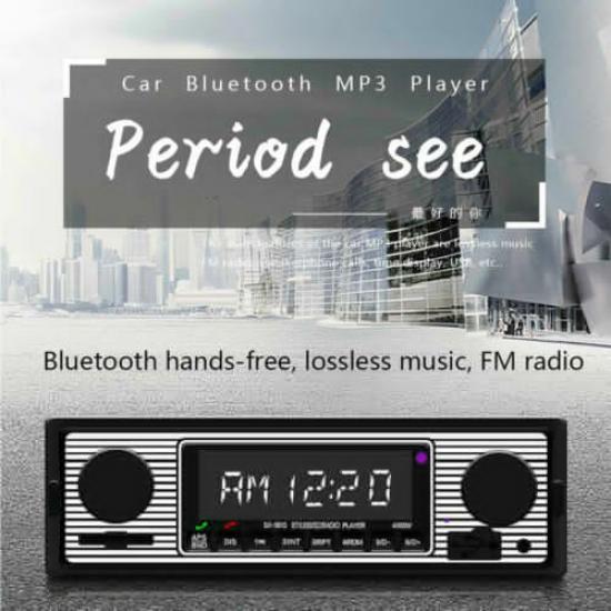 Vintage Car Bluetooth Radio MP3 Player Stereo USB/AUX Classic Stereo ...