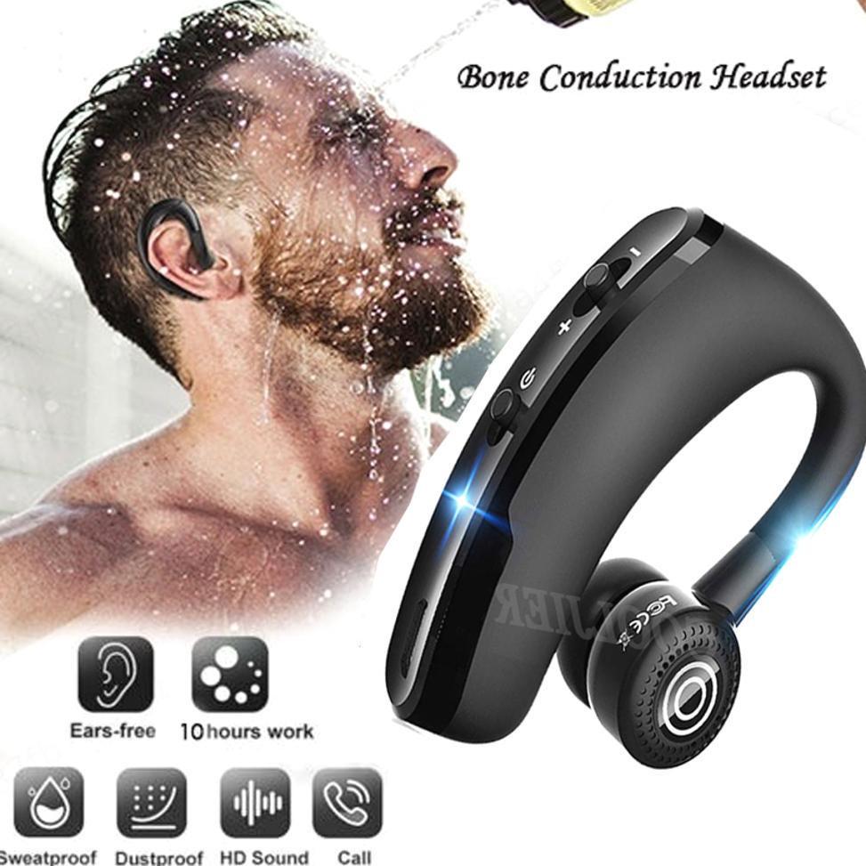 Buy V9 Business Wireless Bluetooth5.0 Headset with Microphone Hands ...
