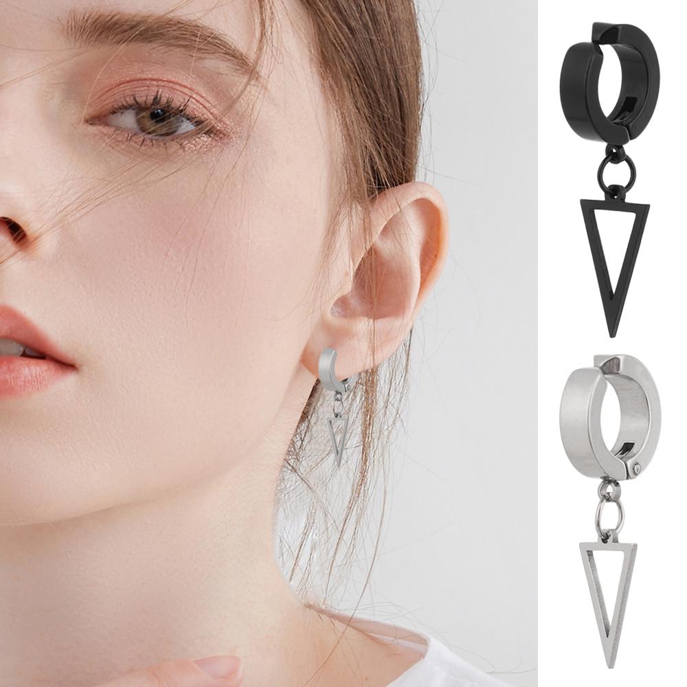 Satın alın Triangle Star Pendant Drop Long Tassel Ear Hook Gothic ...