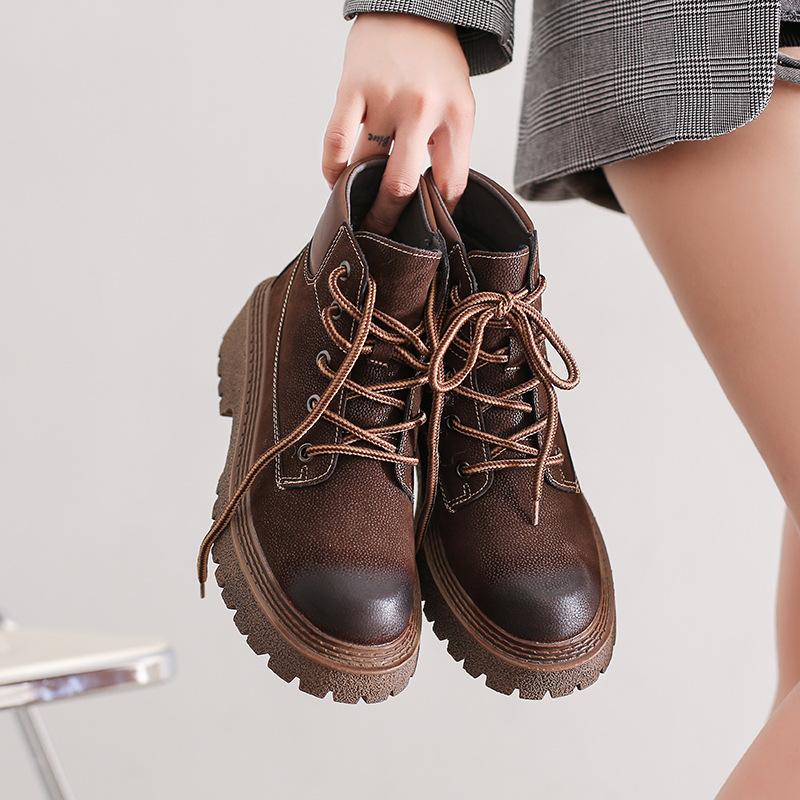 Чоботи з товстою підошвою Martin Чоботи жіночий низький топ 2022 Нова ...