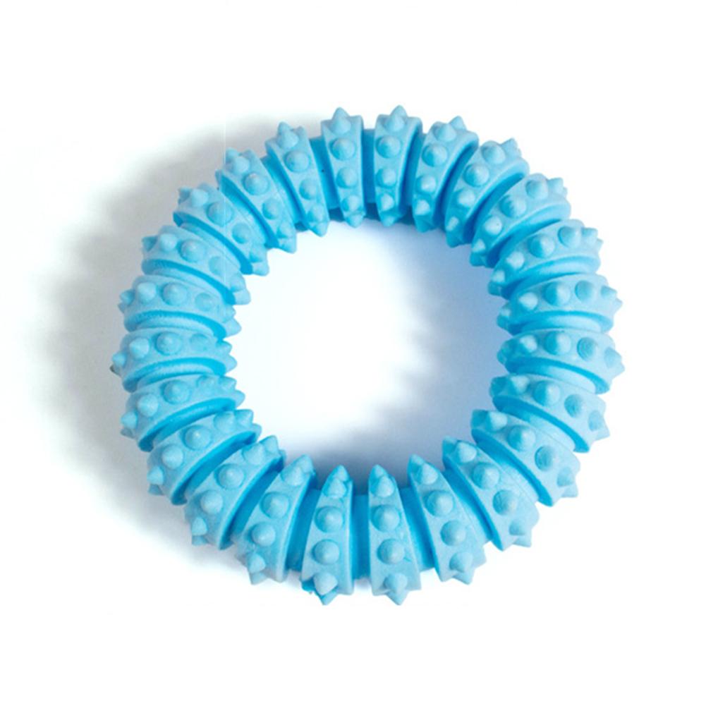Buy TPR Pet Toy Teeth Bite Cleaning Tooth Circle Chew Rings Molar Toy ...
