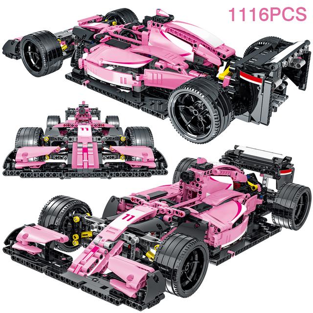 Buy High-tech Series Simulation Racing Car Building Blocks Super Sport ...
