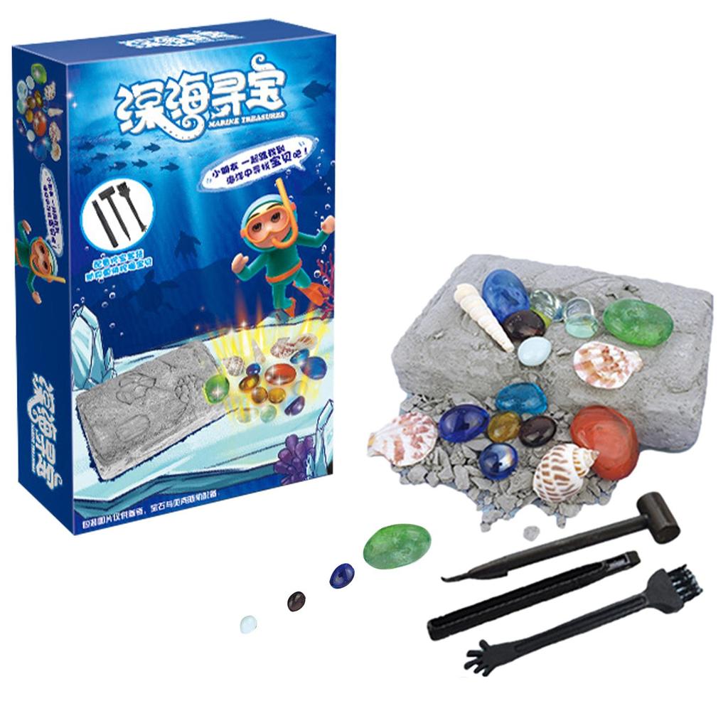 Buy Crystal Mining Kit Gemstones Dig Kit Precious Gem Digging Set ...