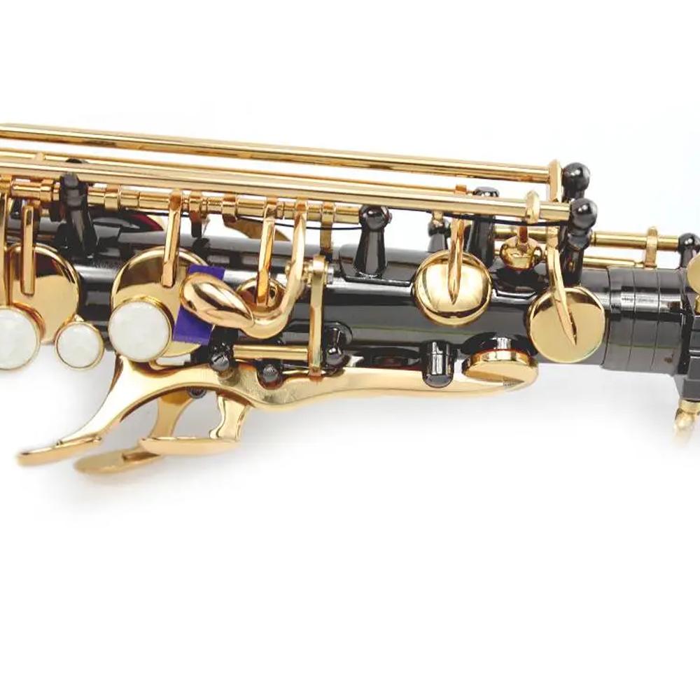 Cheap Professional black nickel gold E-flat alto saxophone black brass ...