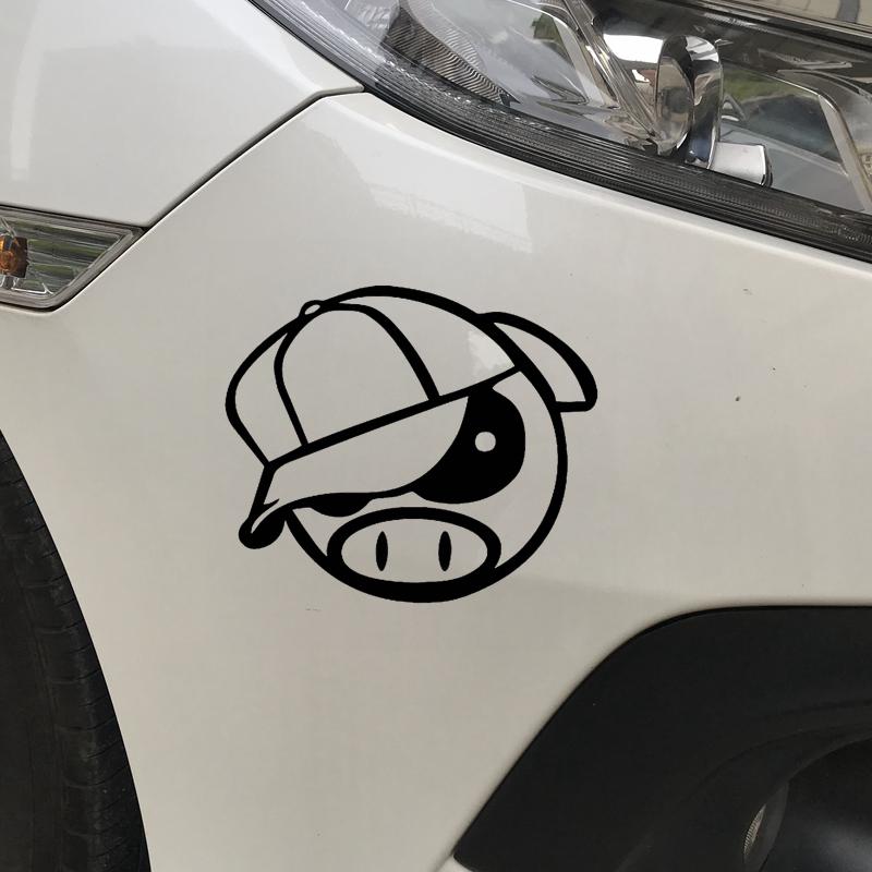 Buy 16*13CM Cool Rally Pig JDM Racing Vinyl Car Styling Decorative Car ...