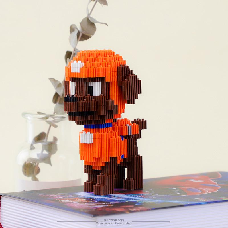 Buy Mini Blocks Assembly Animal Model Building Bricks Shiba Dog Husky ...