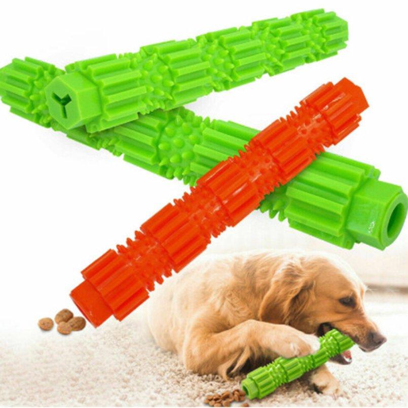 Buy BMS Dog Bite Toy Pet Supplies TPR Bite Resistant Food Leakage Stick ...