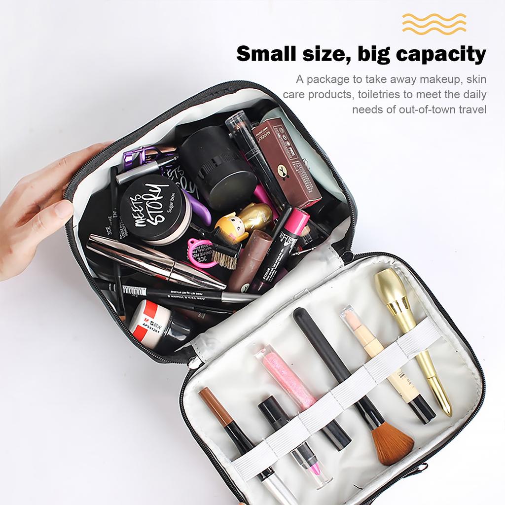 Cheap Double Layer Travel Makeup Bag Waterproof Portable Cosmetic Bag ...