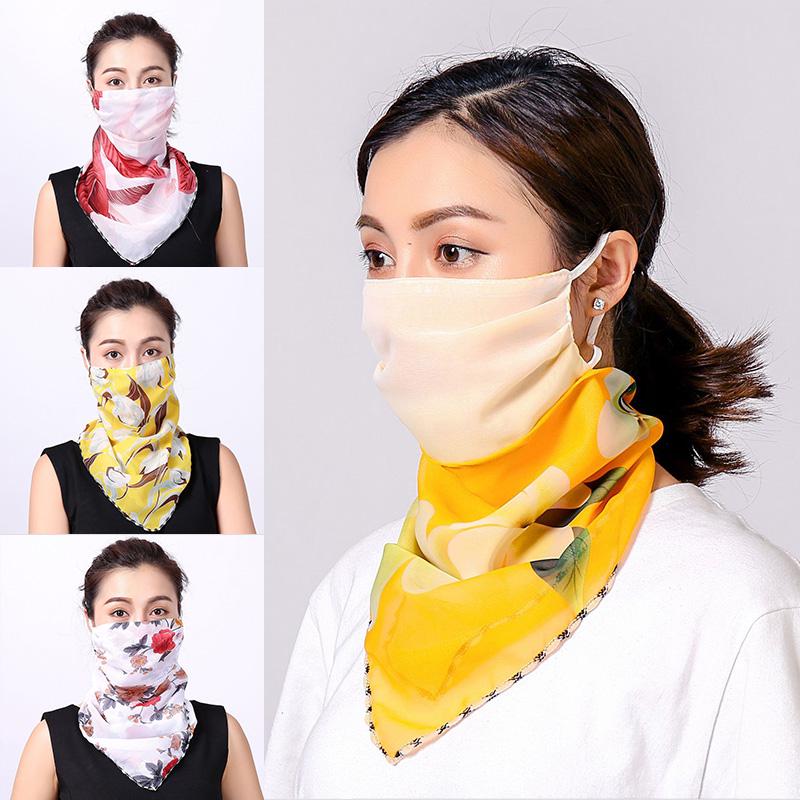 Satın alın Women Neck Masks Breathable Chiffon Neck Protection Bandana ...