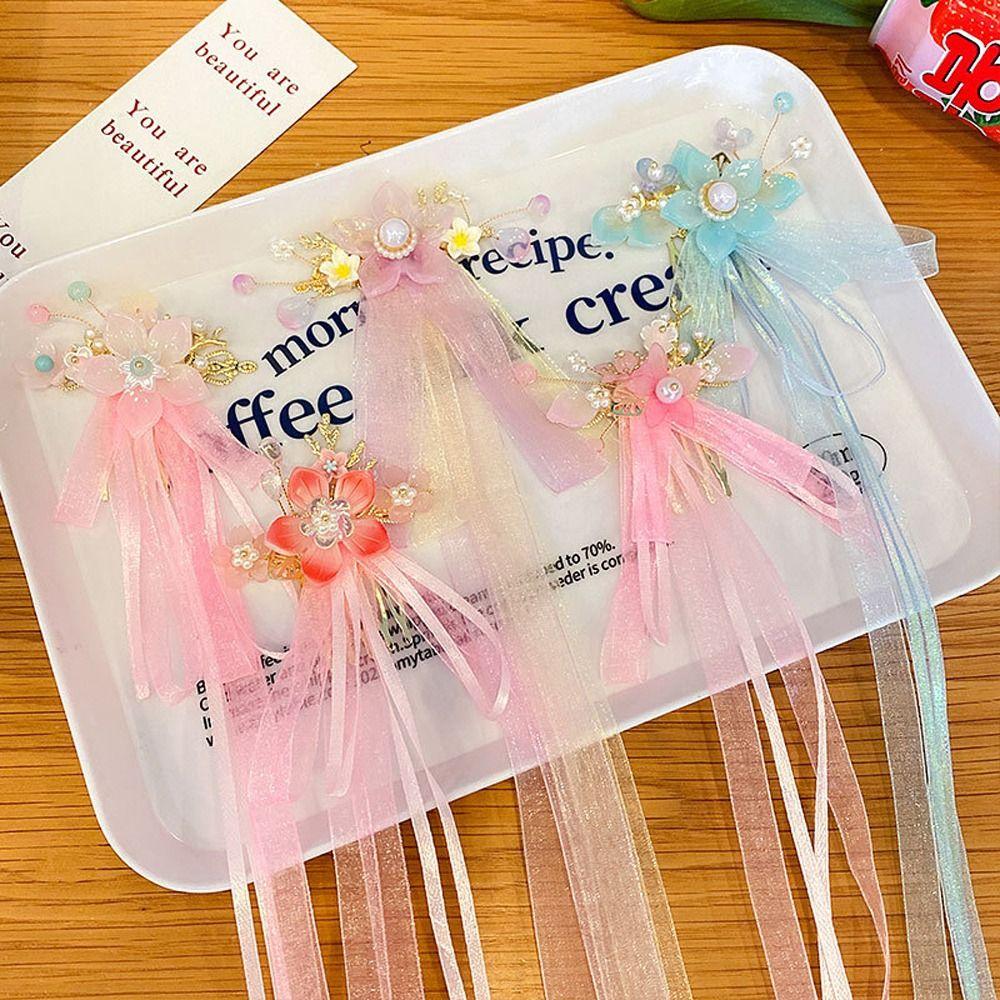 Satın alın Long Streamer Cute Flower Children Hair Accessory Girl Hair ...