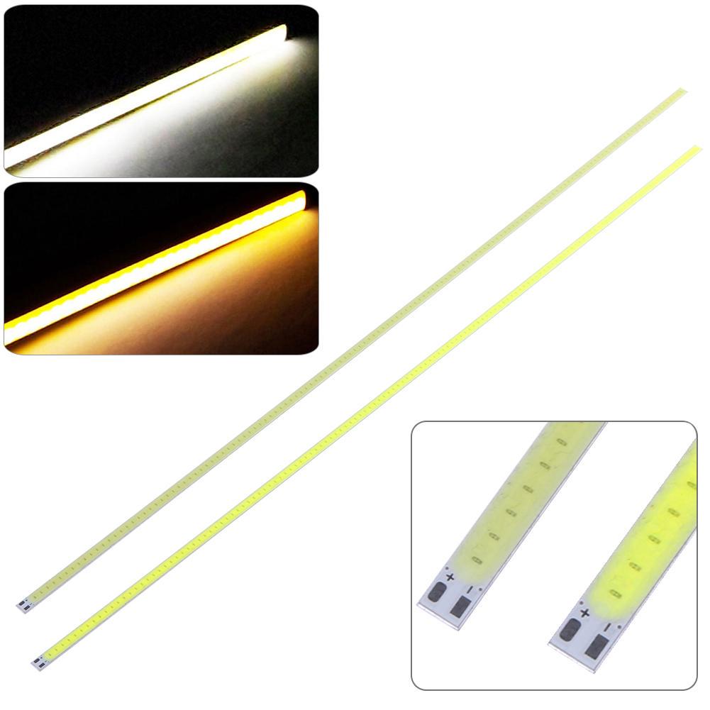 Buy 120x10mm 12V 48 LED Super Bright Hard COB Strip Light for Car Lamp DIY at affordable prices ...