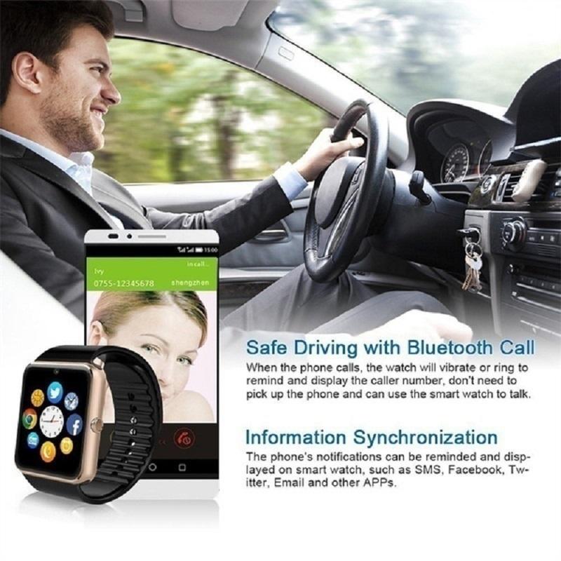 Buy GT08 Smart Watch Full Touch Screen Bluetooth SIM SD Cards Call ...